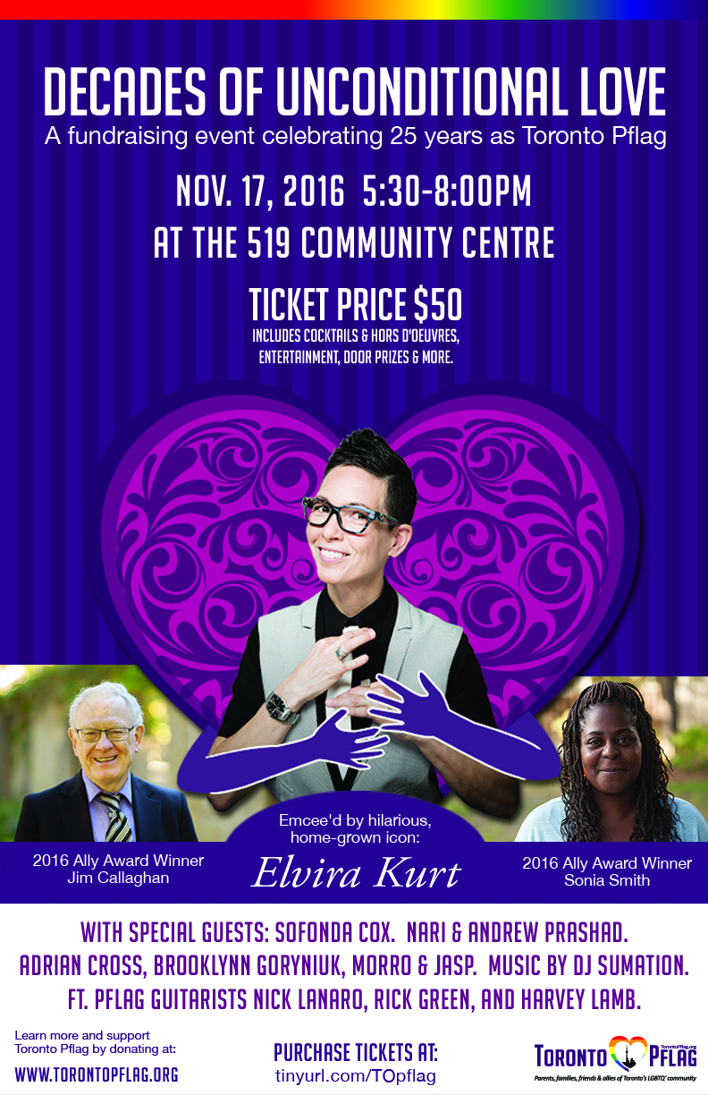 Toronto Pflag Ally Awards - Nov 17, 2016 – theBUZZ