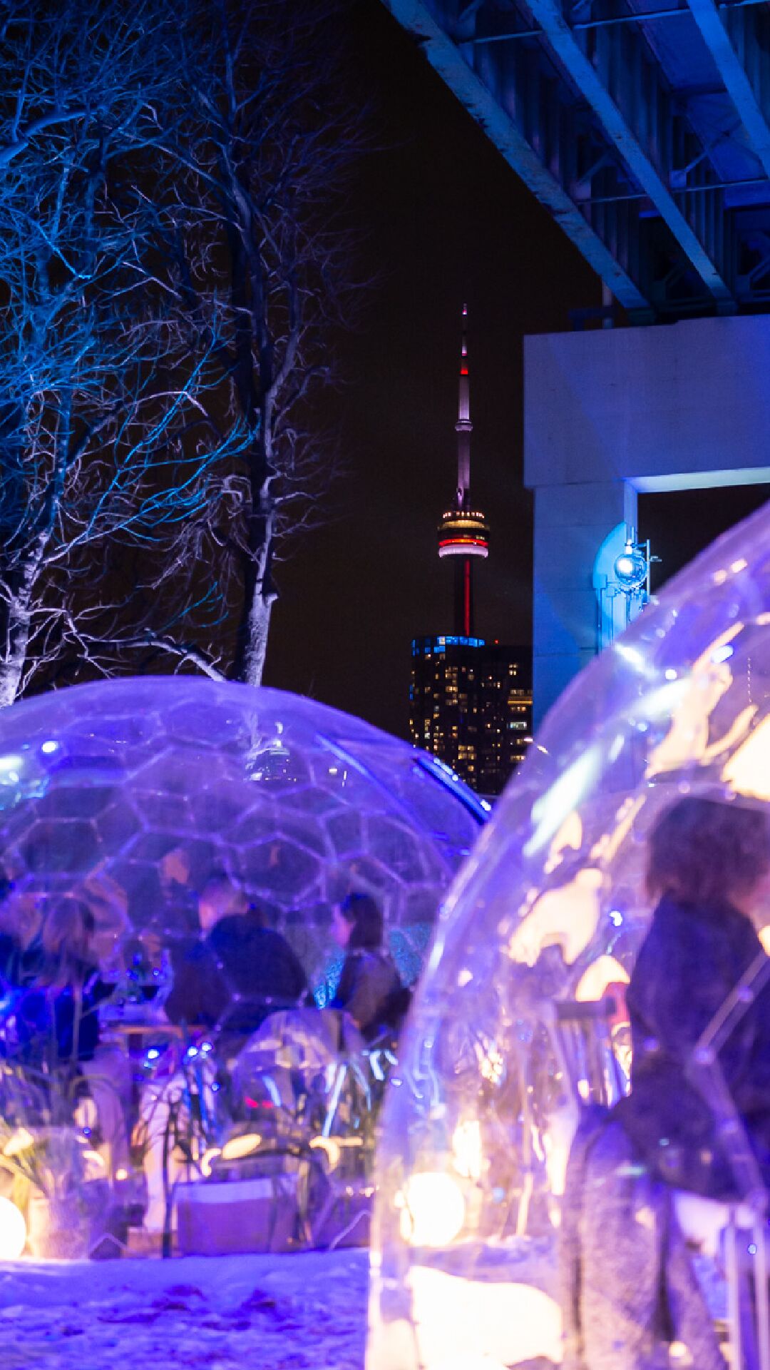 "Dinner With A View" - pop up domed dining experience, March 28 to May ...