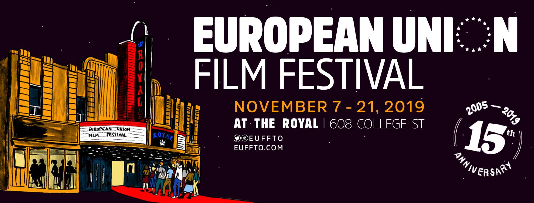 15th annual European Union Film Festival - Nov 7 to 21, 2019 (Toronto ...